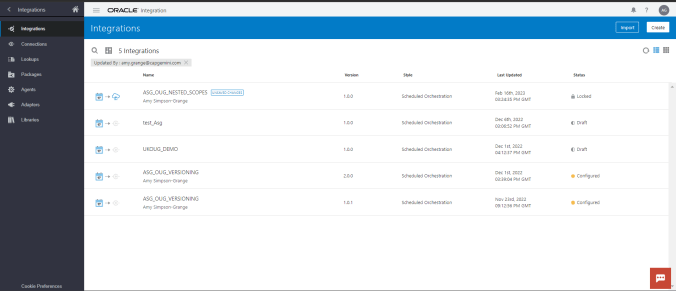 Oracle Integration: Connecting to Autonomous Database OOTB using ...