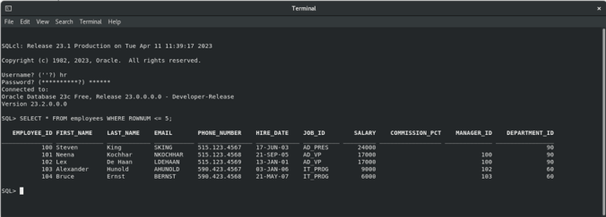 Oracle Database 23c Free – Developer Release: Installing & Using ...