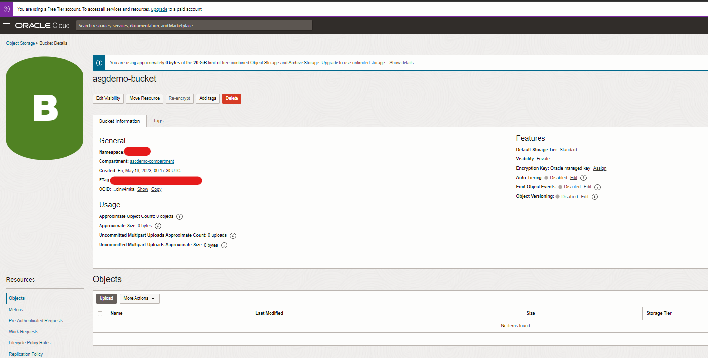 Creating an Object Storage Bucket in Oracle Cloud | AMY SIMPSON-GRANGE ...
