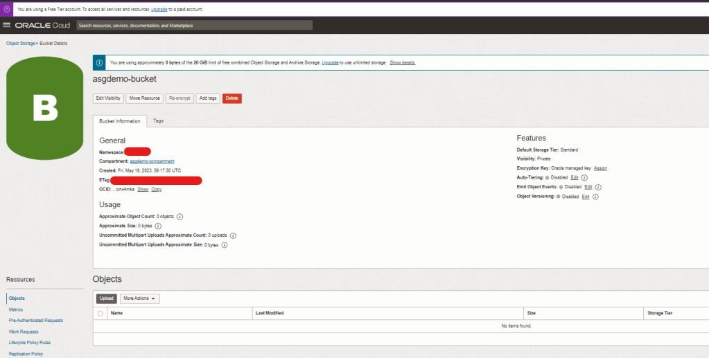 Creating an Object Storage Bucket in Oracle Cloud | AMY SIMPSON-GRANGE ...