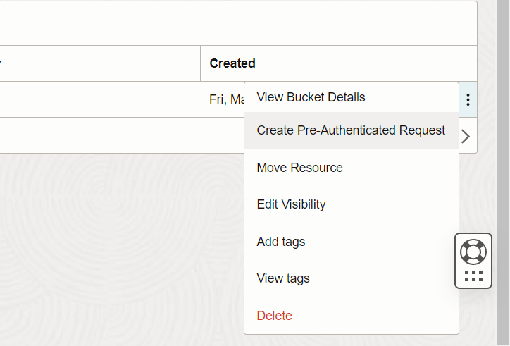 Accessing an Object Storage Bucket in Oracle Cloud using Pre ...