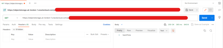 Accessing an Object Storage Bucket in Oracle Cloud using Pre-Authenticated Requests | AMY ...