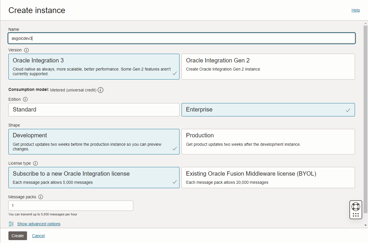 Creating an Oracle Integration 3 Instance in Oracle Cloud | AMY SIMPSON ...