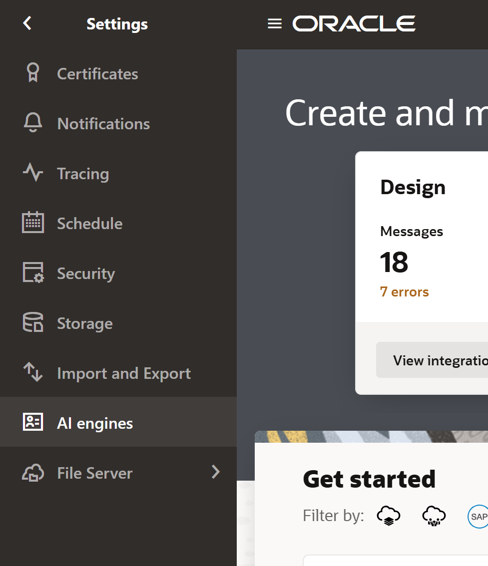 Creating an AI Engine in Oracle Integration Cloud | AMY SIMPSON-GRANGE ...