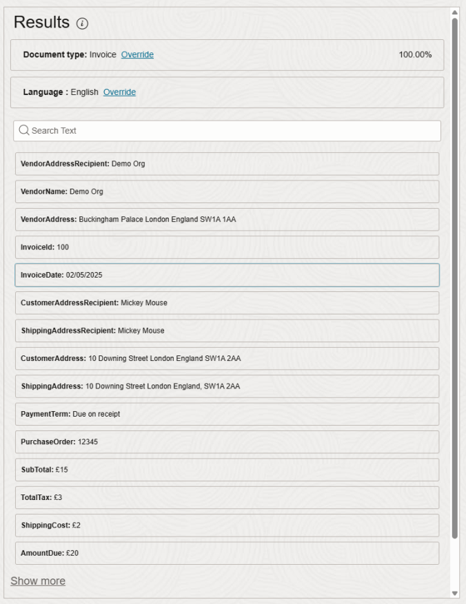 Oracle Integration Cloud: Using the AI Document Understanding Action ...